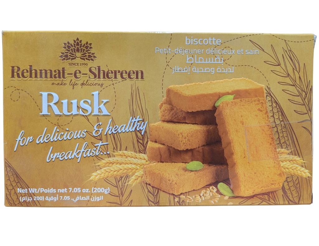 REHMAT-E-SHEREEN TEA RUSK 200GM | Super Asia Foods